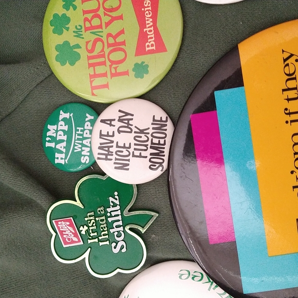 no brand | Accessories | 7 Pccrude And Rude St Patricks Day Buttons Or ...